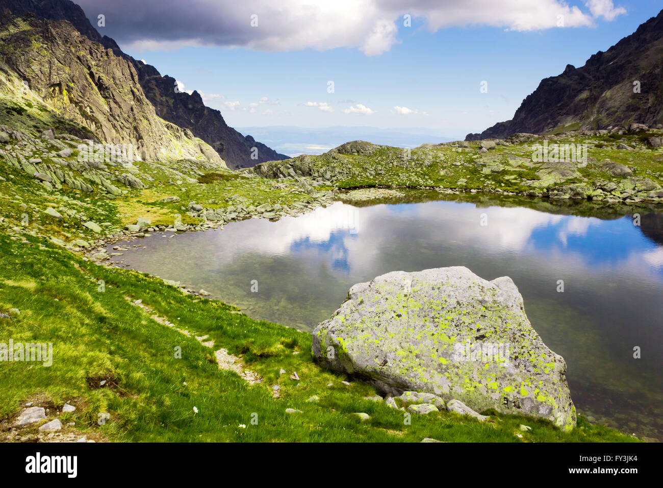 Mountain lake, High Tatras, Slovakia Stock Photo - Alamy
