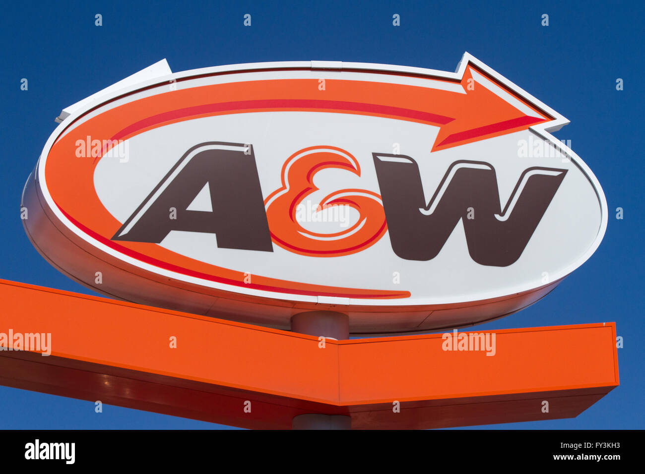 A&W fast food restaurant in Kingston, Ont., on March 29, 2016 Stock ...