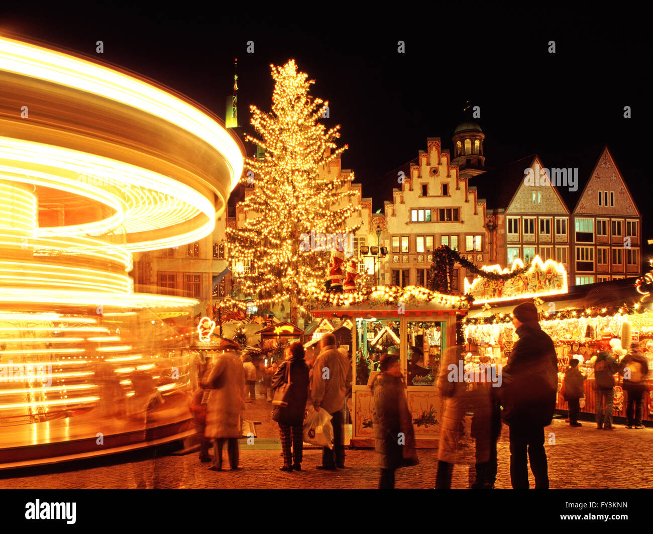 Frankfurt Christmas market, German Stock Photo - Alamy