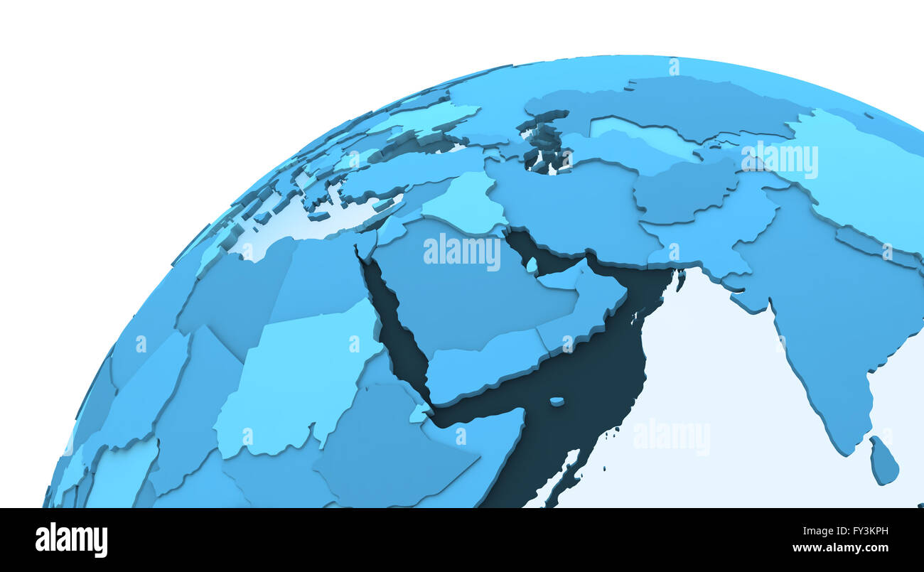 Uae on map globe hi-res stock photography and images - Alamy