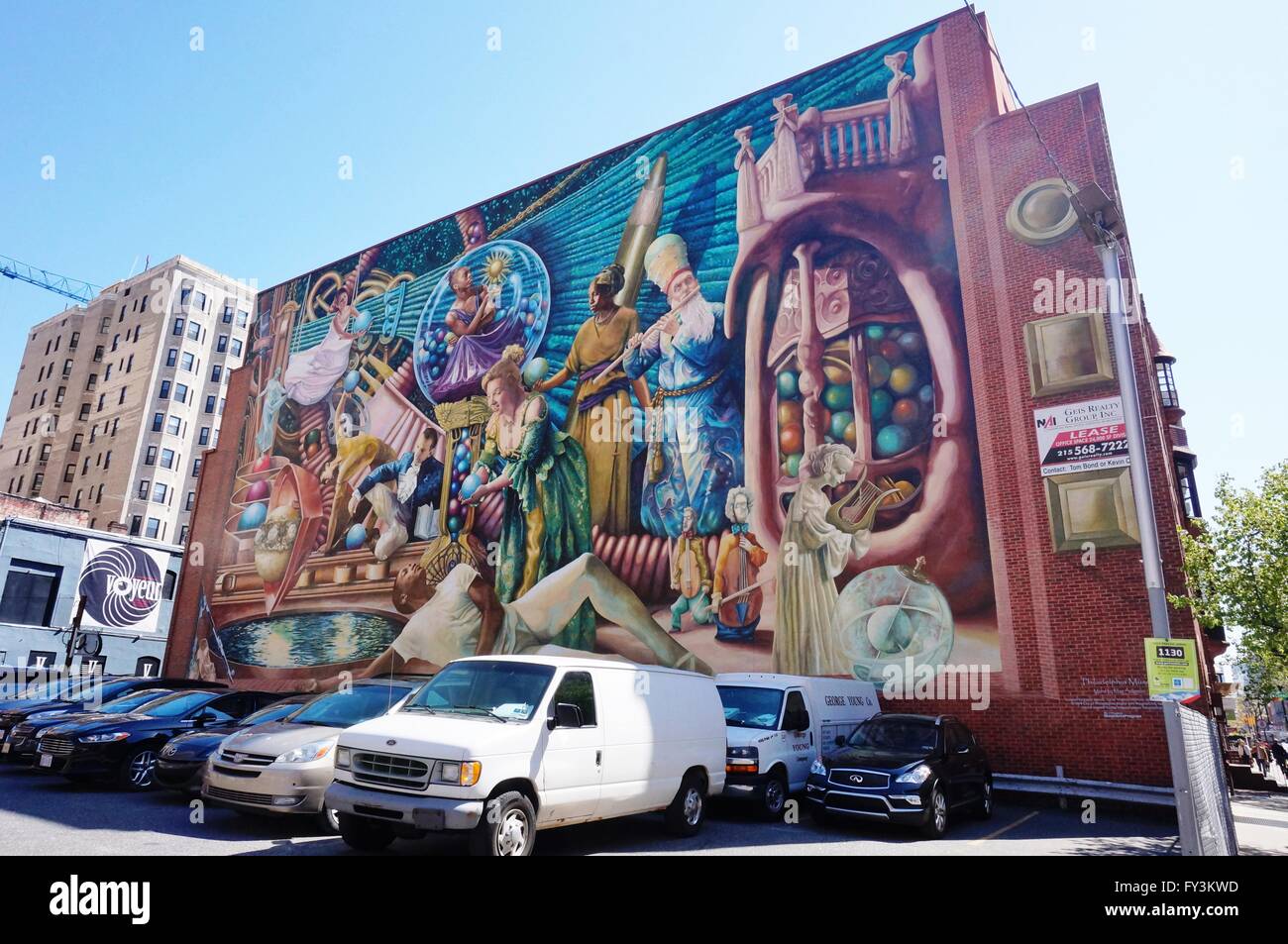 PHILADELPHIA, PA -15 APRIL 2016- More than 3,000 painted murals adorn ...