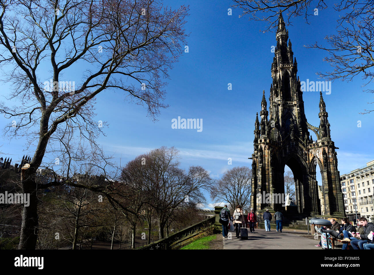 Scott Monument, Edinburgh, Scotland Stock Photo - Alamy
