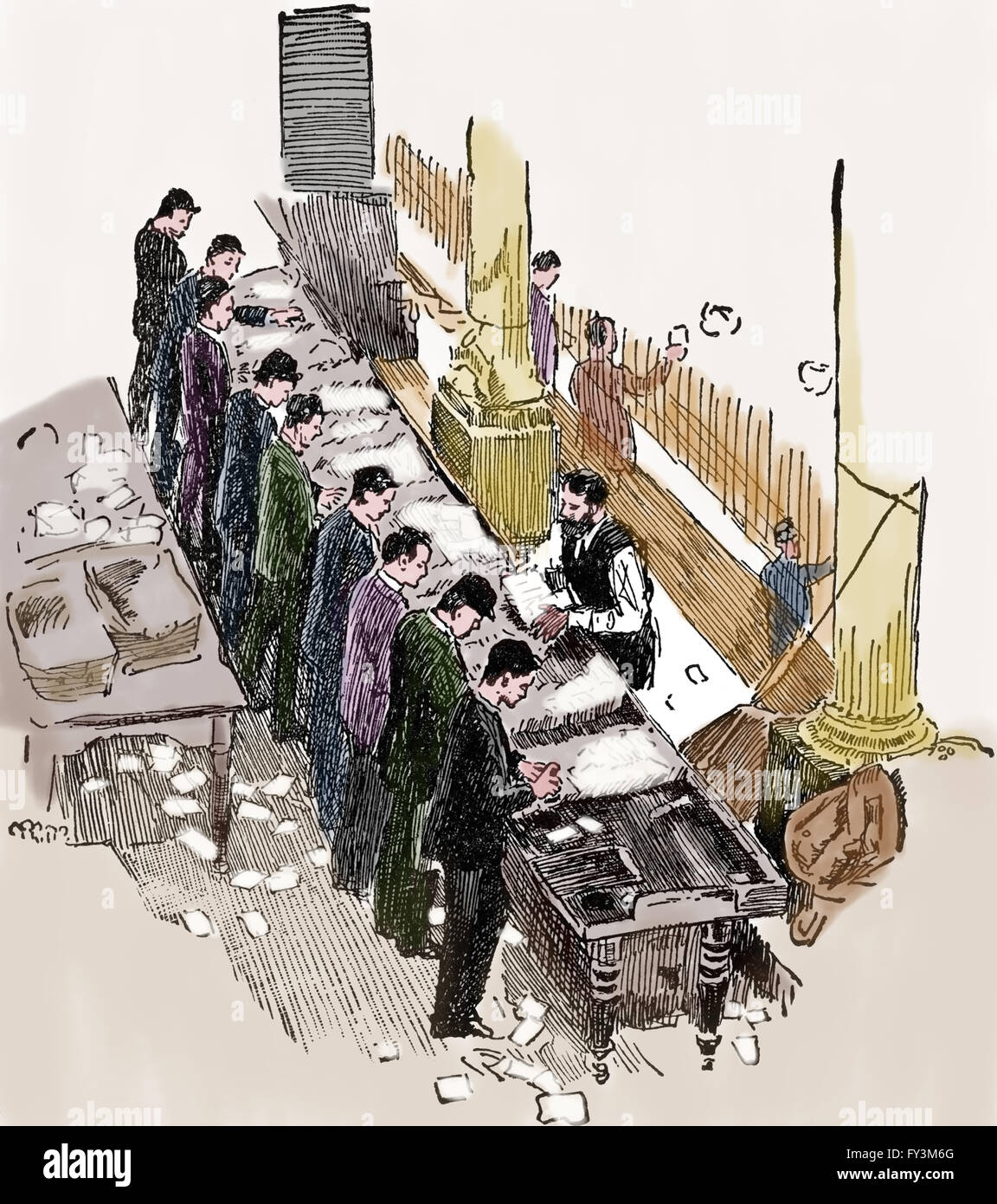 United states post office 19th century hi-res stock photography and ...