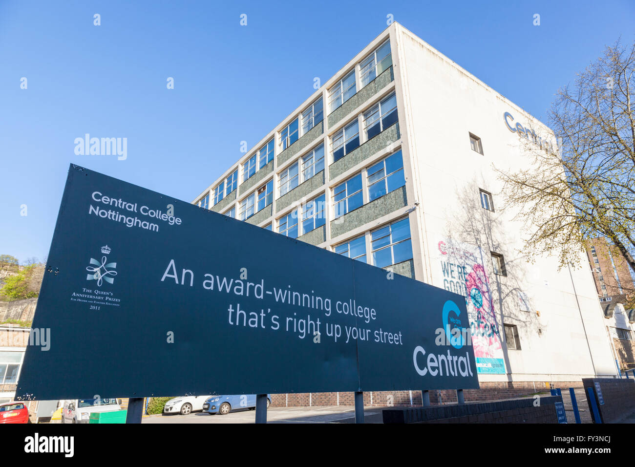 Central College, Nottingham, England, UK Stock Photo - Alamy