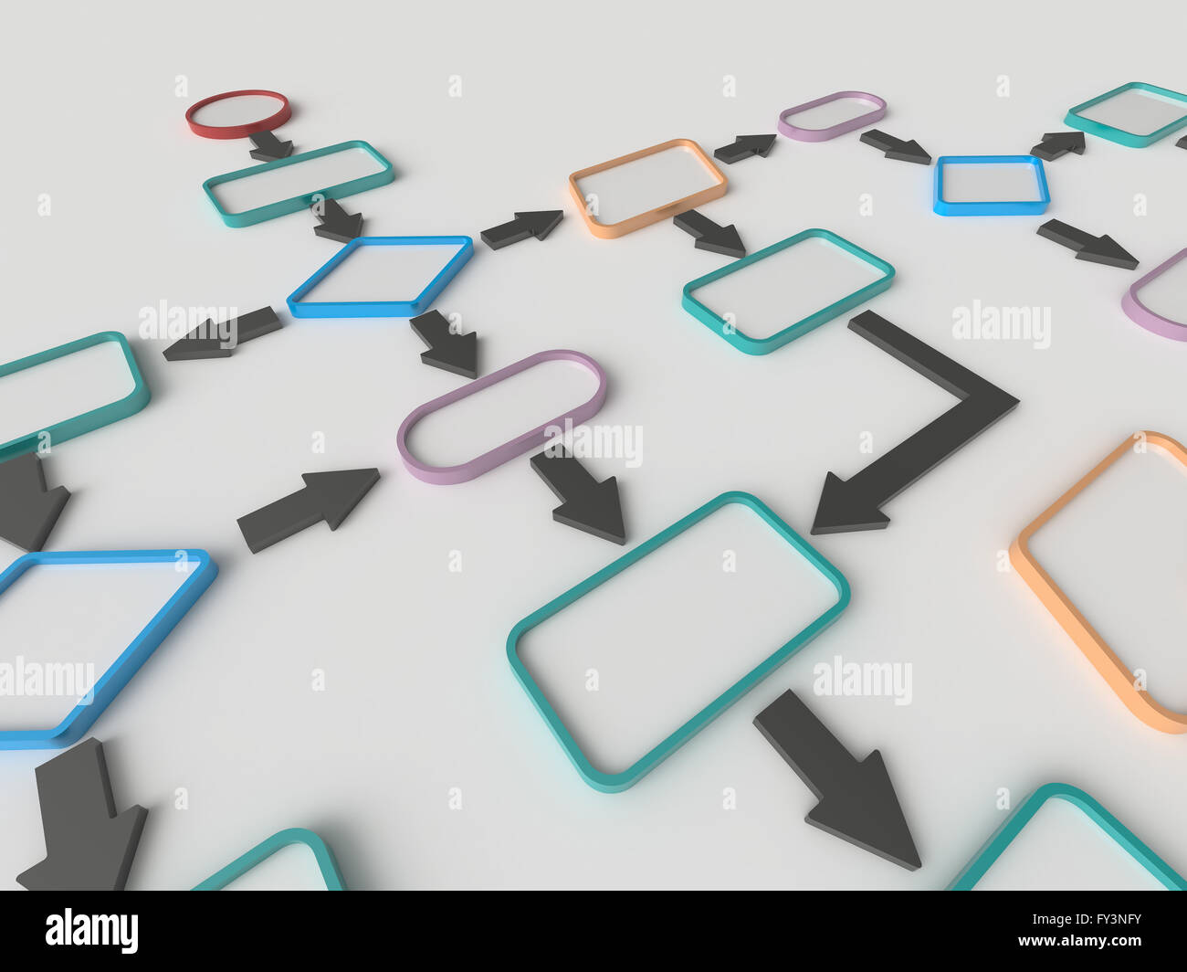 3D Flowchart Diagram Stock Photo - Alamy 3D Flowchart Diagram Stock Photo - Alamy