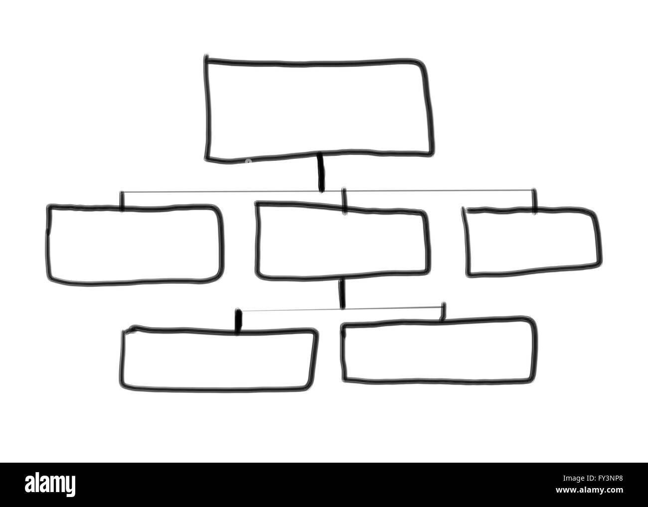 Hand drawn doodle text box collection for business system concept on ...