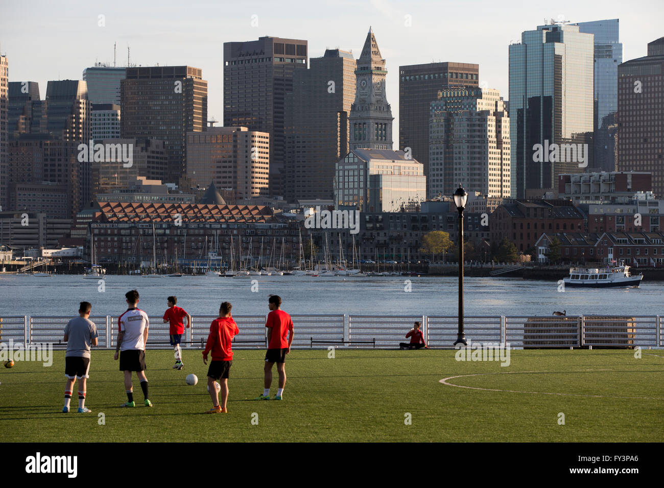 Lo Presti park, East Boston, Massachusetts, USA Stock Photo - Alamy