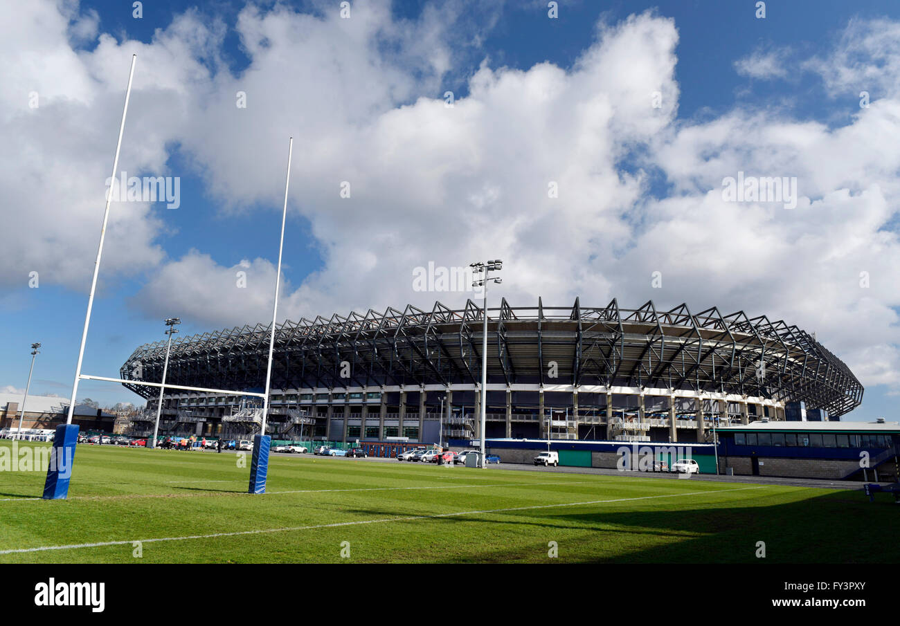 Murryfield stadium Edinburgh Stock Photo - Alamy
