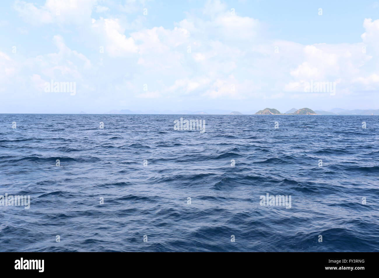 Ao thai sea and perfect sky,daytime of Thailand sea Stock Photo - Alamy