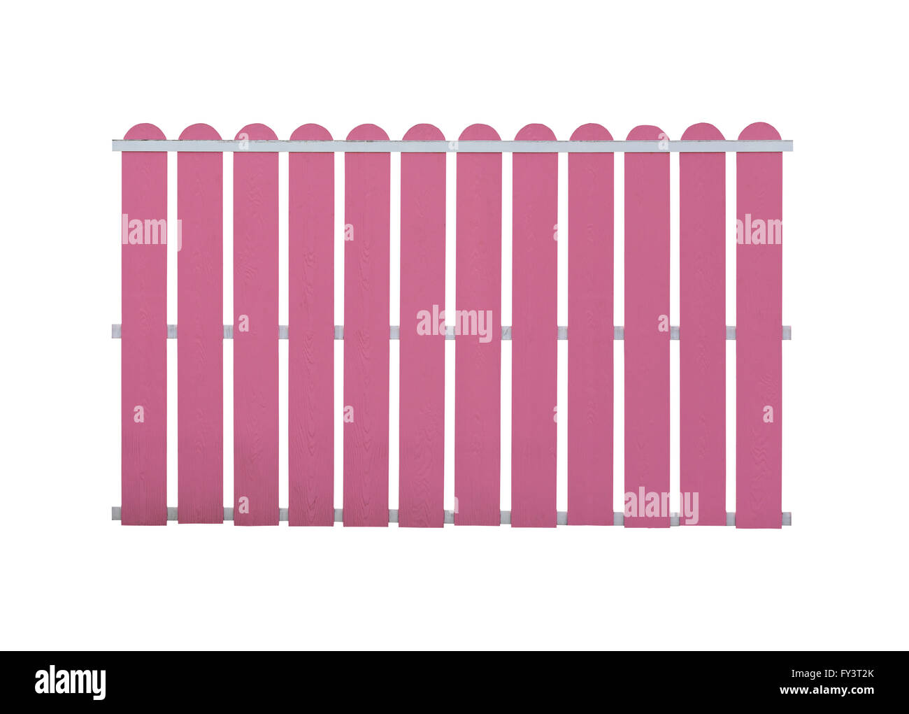 Pink fence wood on white background and have clipping paths Stock Photo ...
