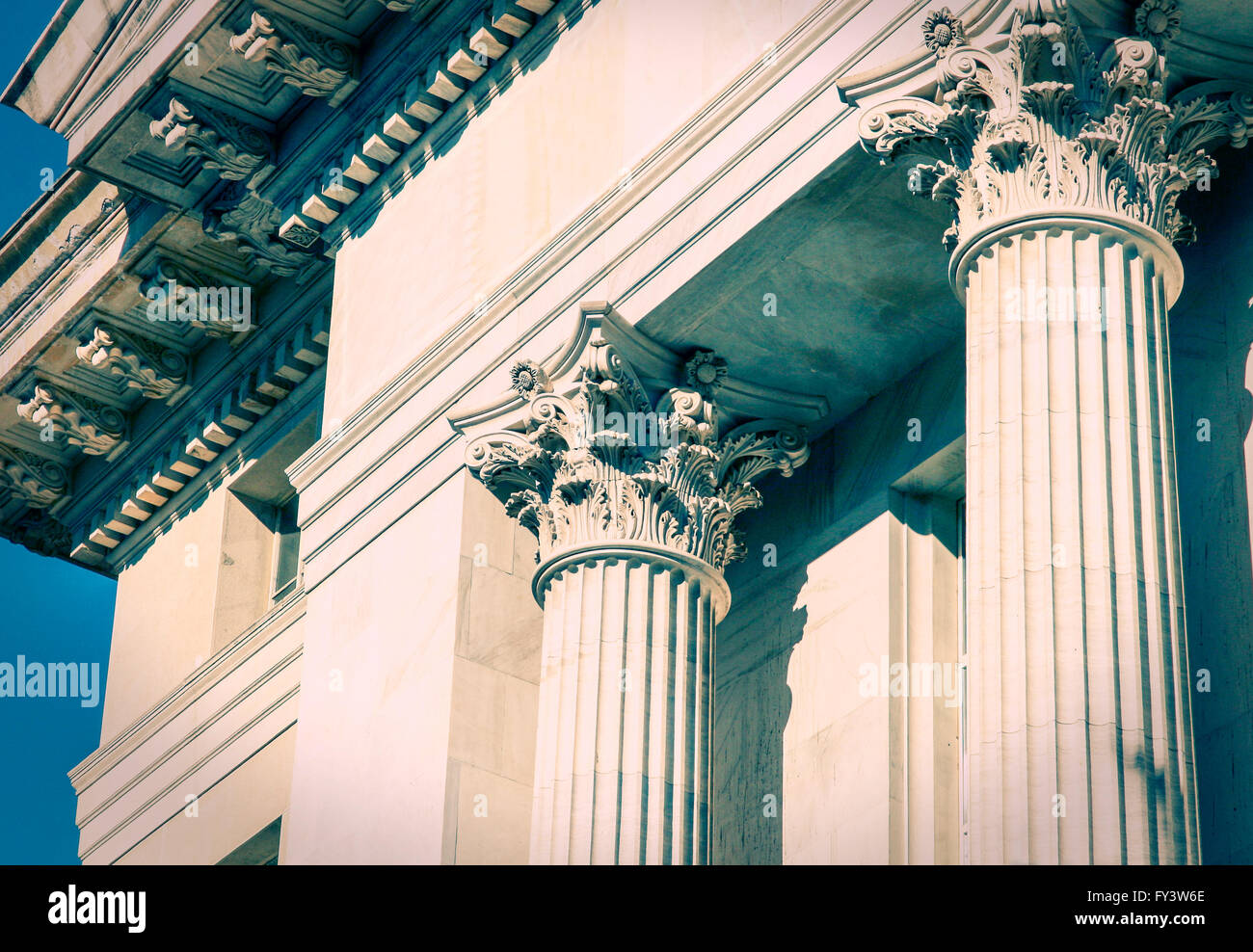 Classical Greek Columns Stock Photo - Alamy