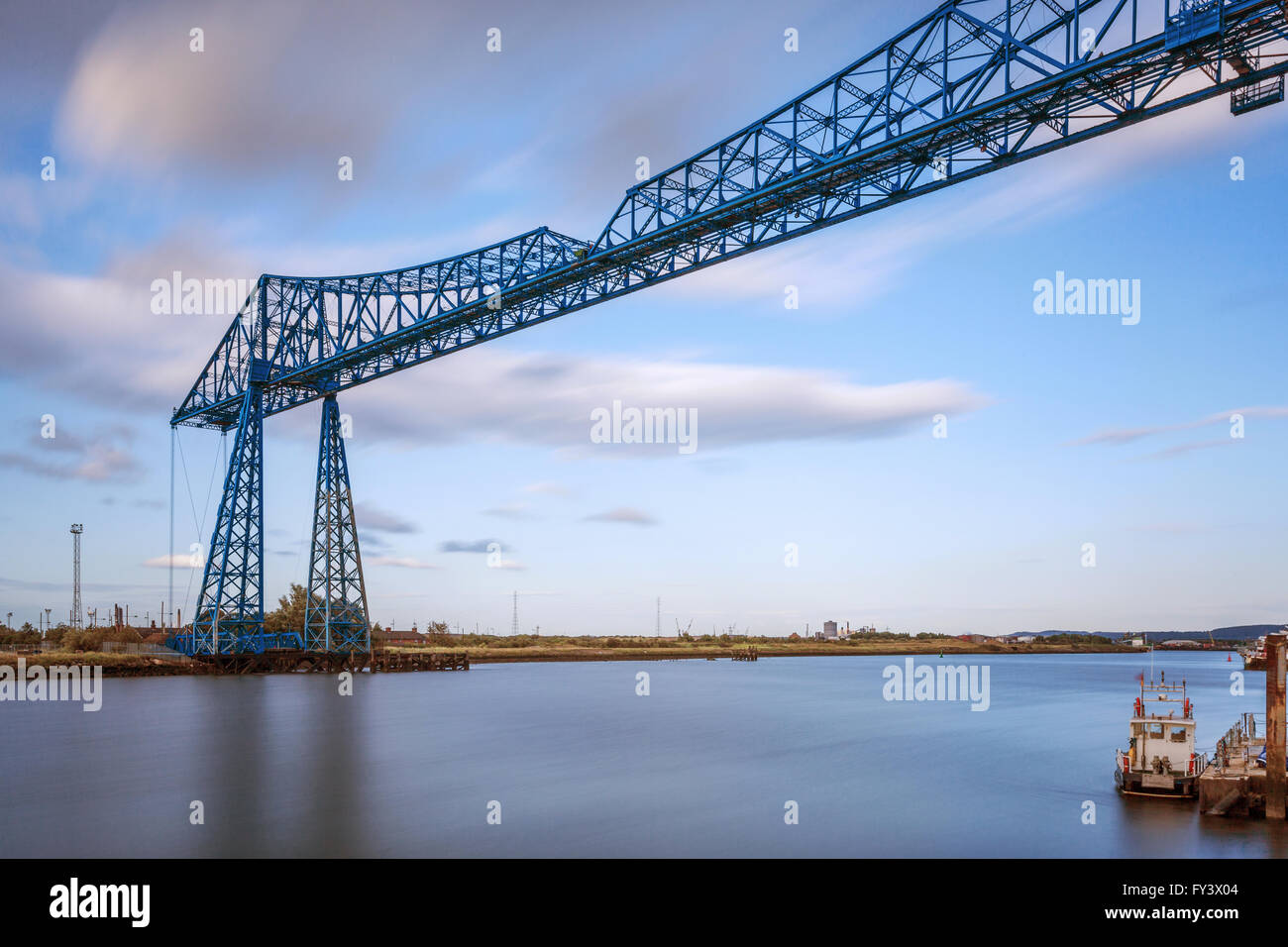 Transporter Bridge, Middlesbrough, Teesside, England Stock Photo - Alamy