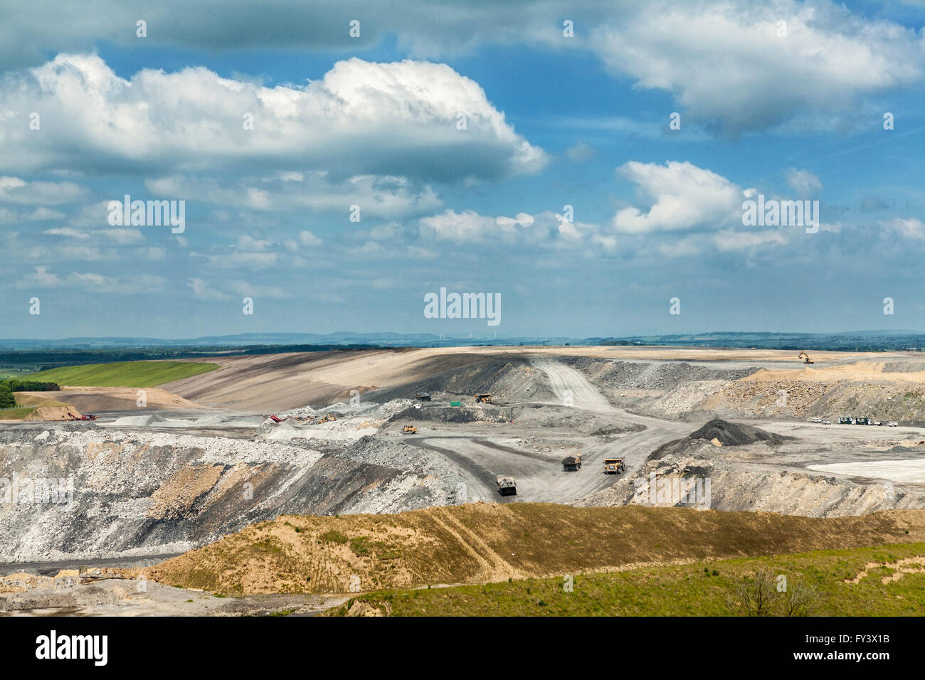 Open Cast Mine, Northumberlandia, Cramlington, England Stock Photo - Alamy