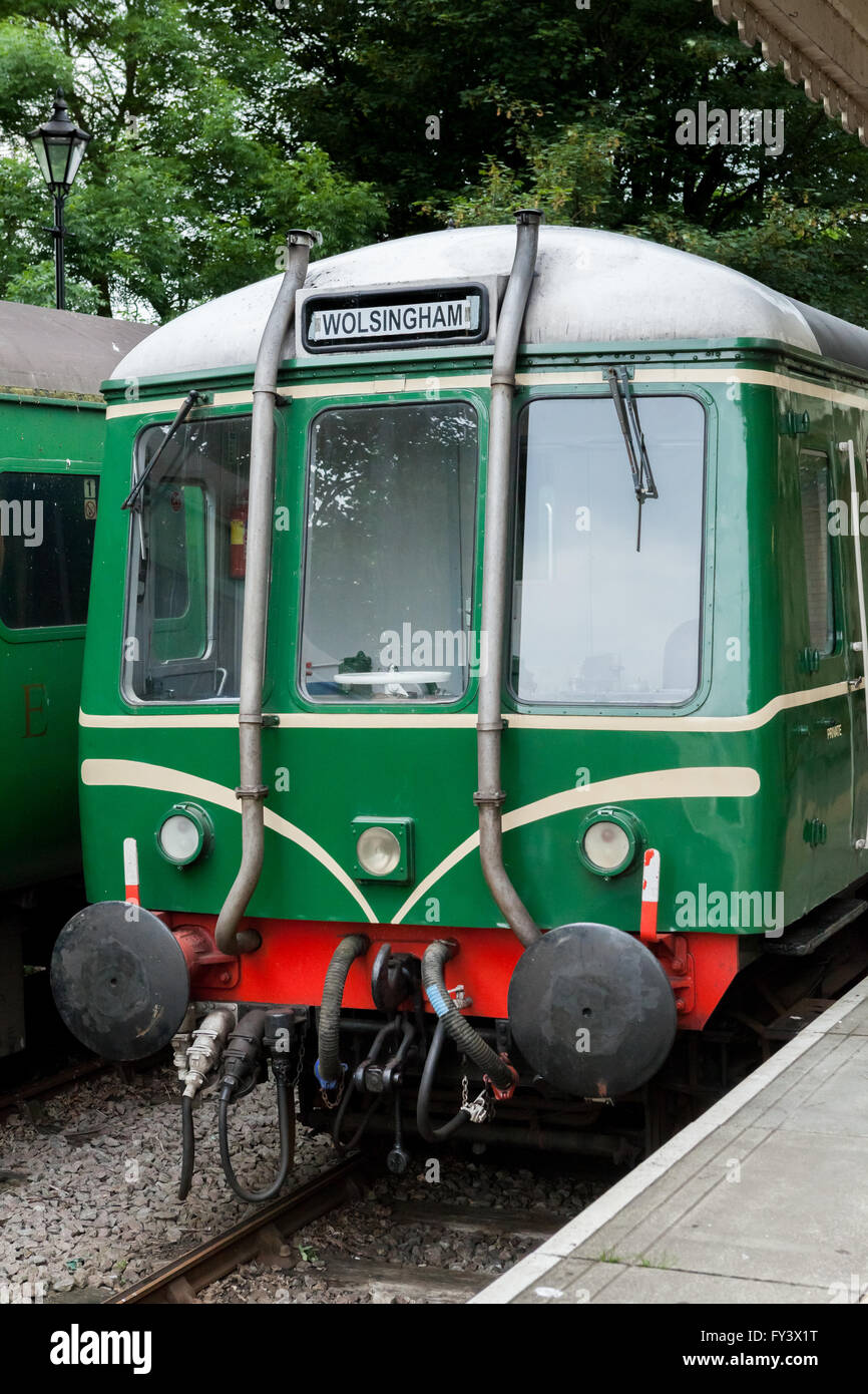 55012 BR Class 122 at Stanhope Station, Stanhope, Weardale, England ...