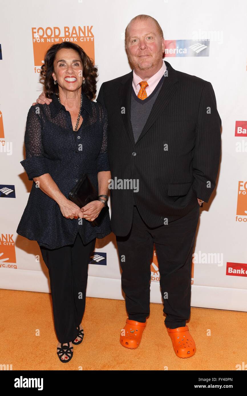 New York, NY, USA. 20th Apr, 2016. Susi Cahn, Mario Batali at arrivals ...