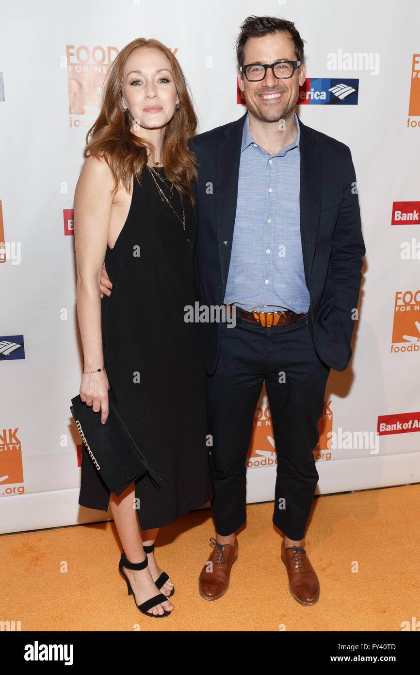 New York, NY, USA. 20th Apr, 2016. Jennifer Ferrin, Zachary Bliss at ...