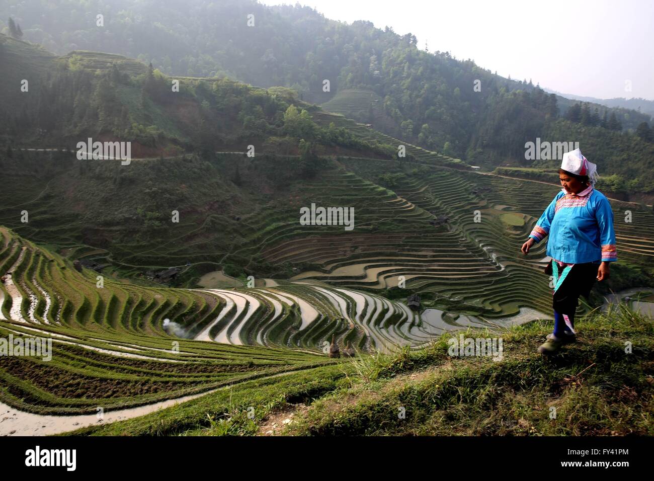 Rongjiang, Rongjiang, CHN. 15th Apr, 2016. Rongjiang, CHINA - April 15 ...