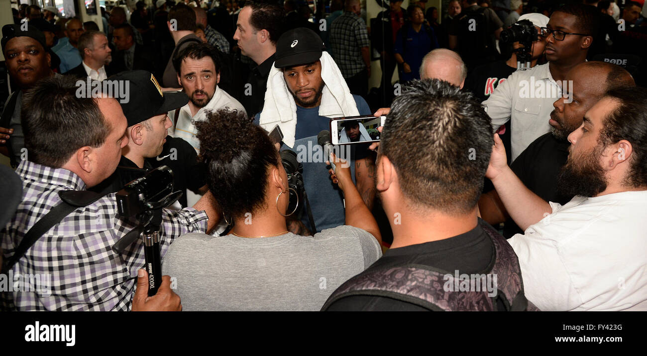 Santa Monica, California, USA. 20th Apr, 2016. Undefeated Mandatory ...