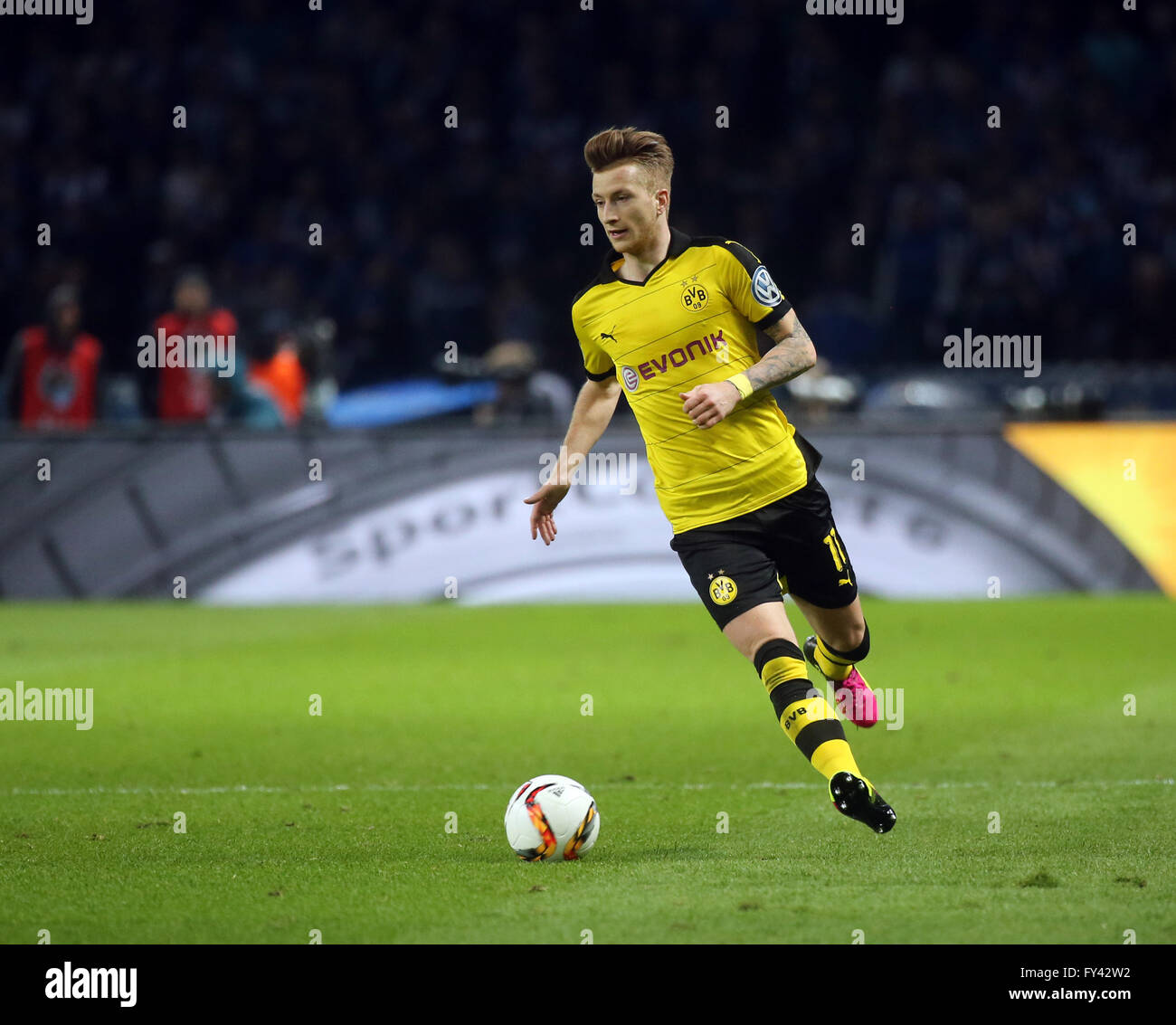 Dortmund's Marco Reus in action during the German DFB Cup semi final ...