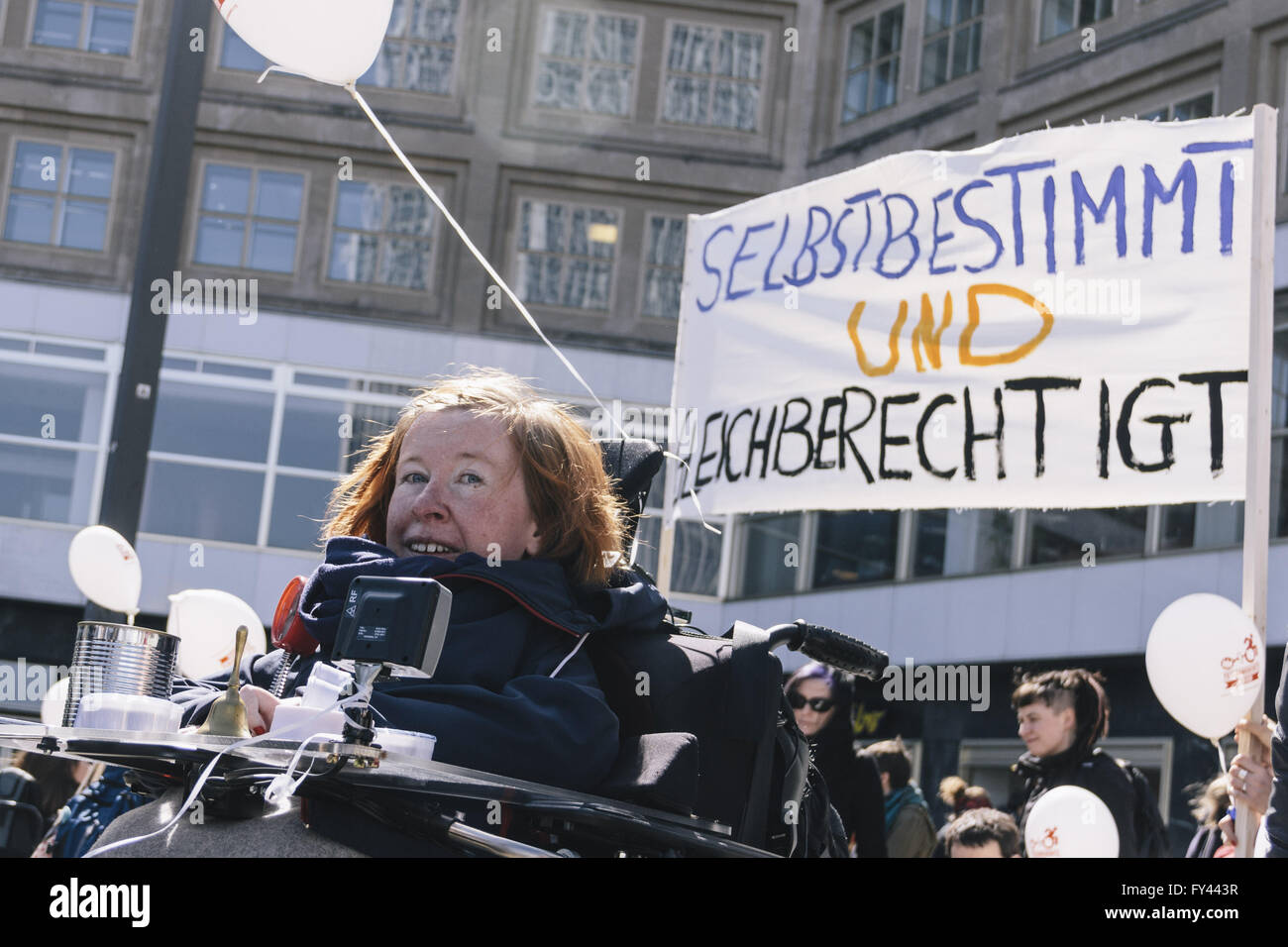 Woman equal rights protest germany hi-res stock photography and images ...