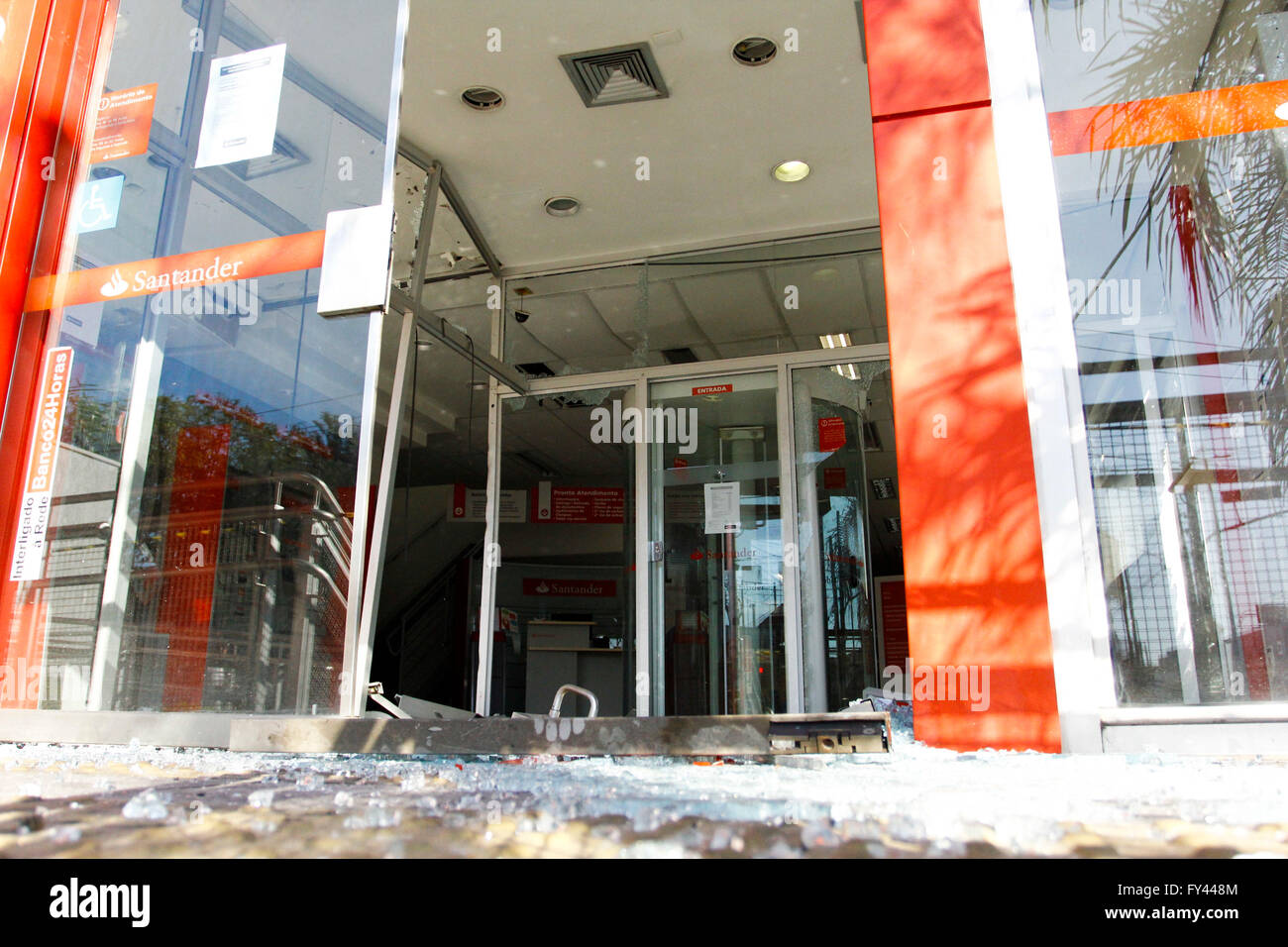 Osasco, Spain. 21st April, 2016. Cash explosion in electronic Osasco ...