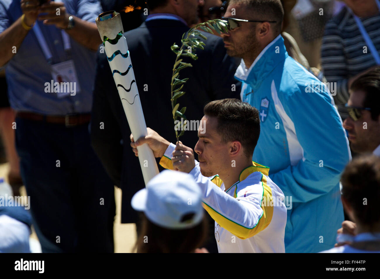 Olympic torch bearer hi-res stock photography and images - Alamy