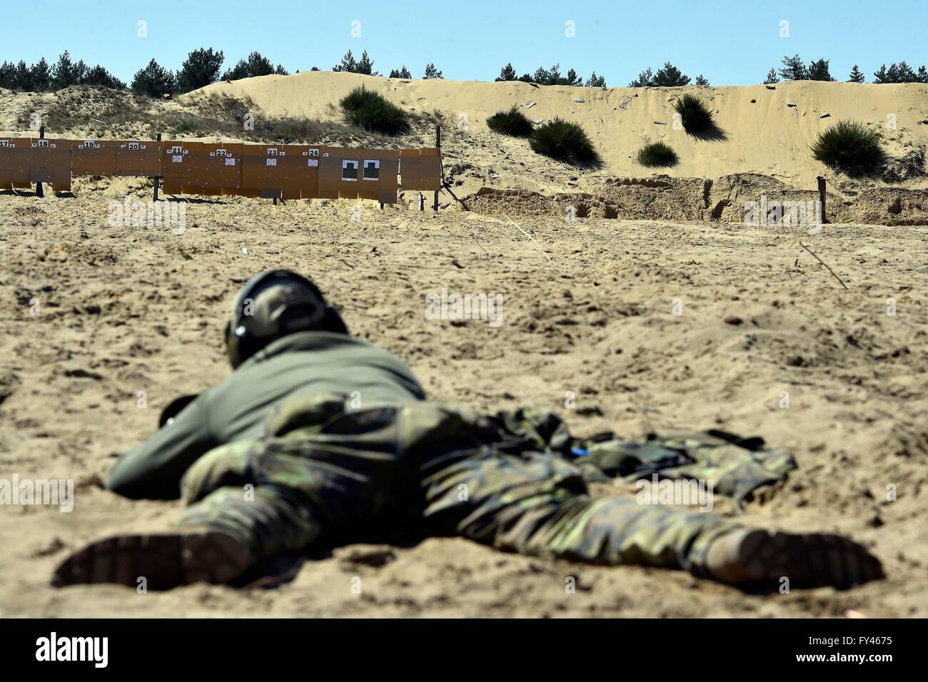 Bzenec, Czech Republic. 21st Apr, 2016. 8th Military Snipers World ...