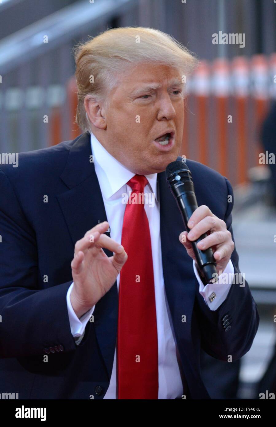 New York, NY, USA. 21st Apr, 2016. Donald Trump in attendance for ...
