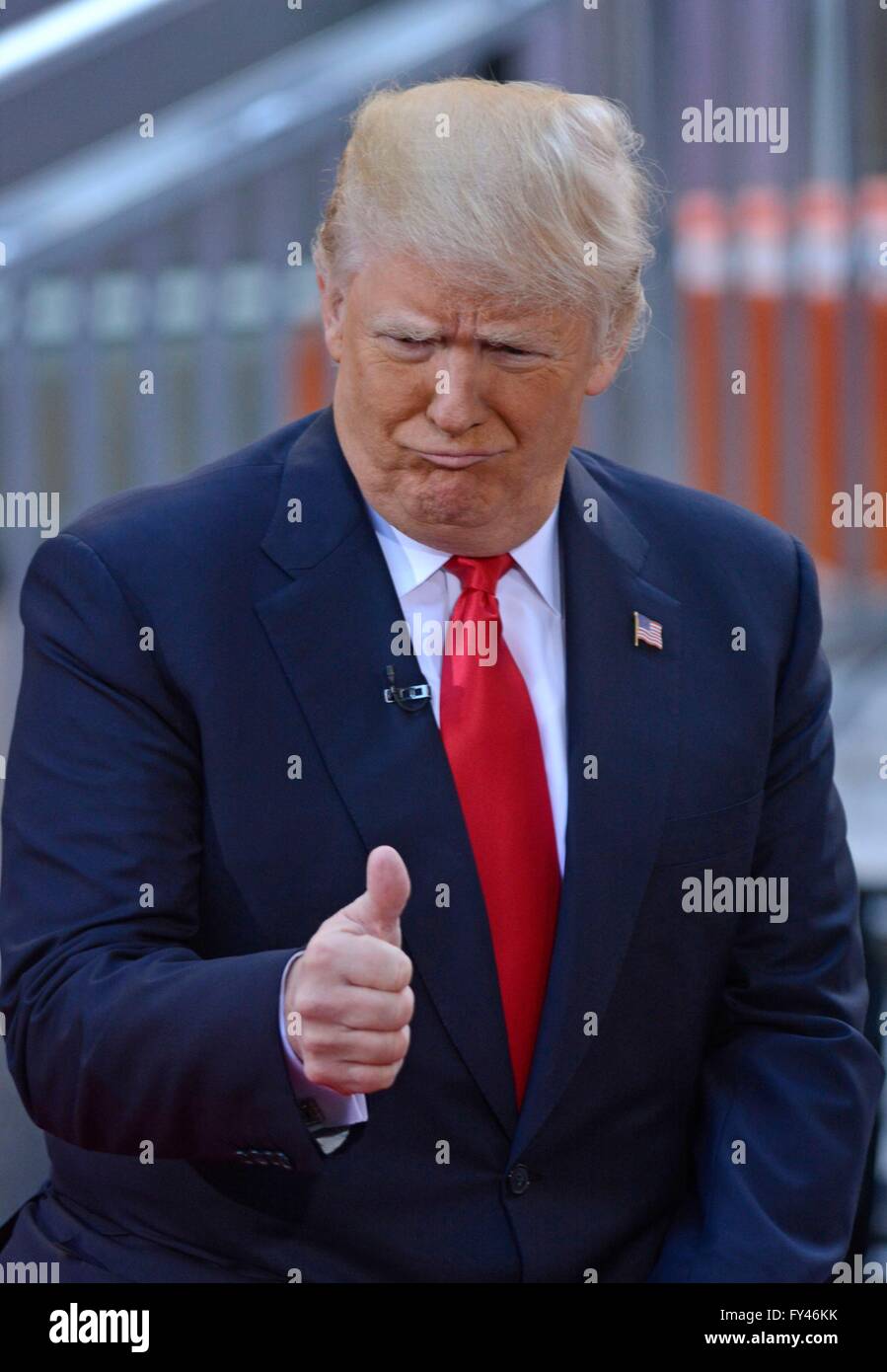 New York, NY, USA. 21st Apr, 2016. Donald Trump in attendance for ...