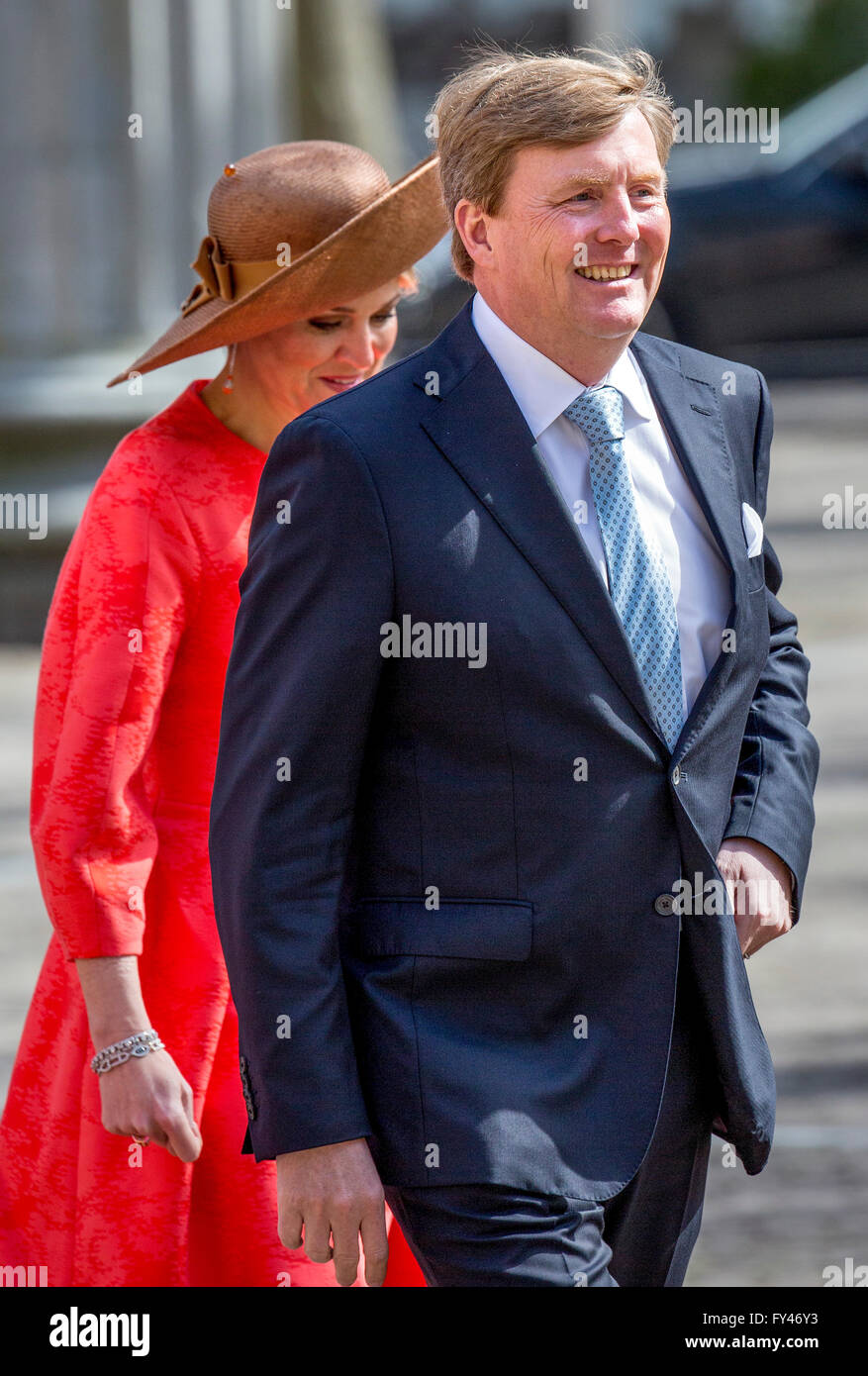 Middelburg, The Netherlands. 21st Apr, 2016. King Willem-Alexander ...