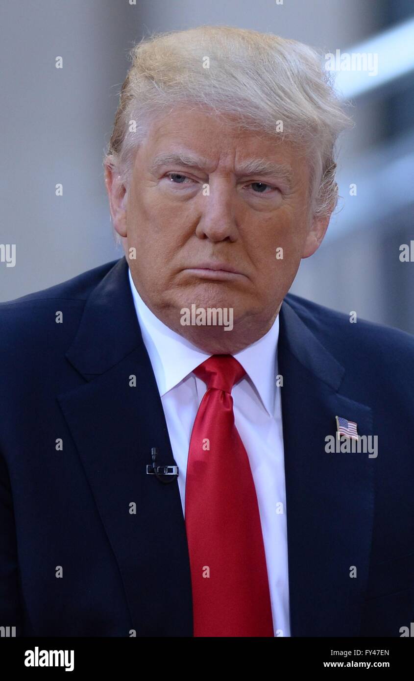 New York, NY, USA. 21st Apr, 2016. Donald Trump in attendance for ...