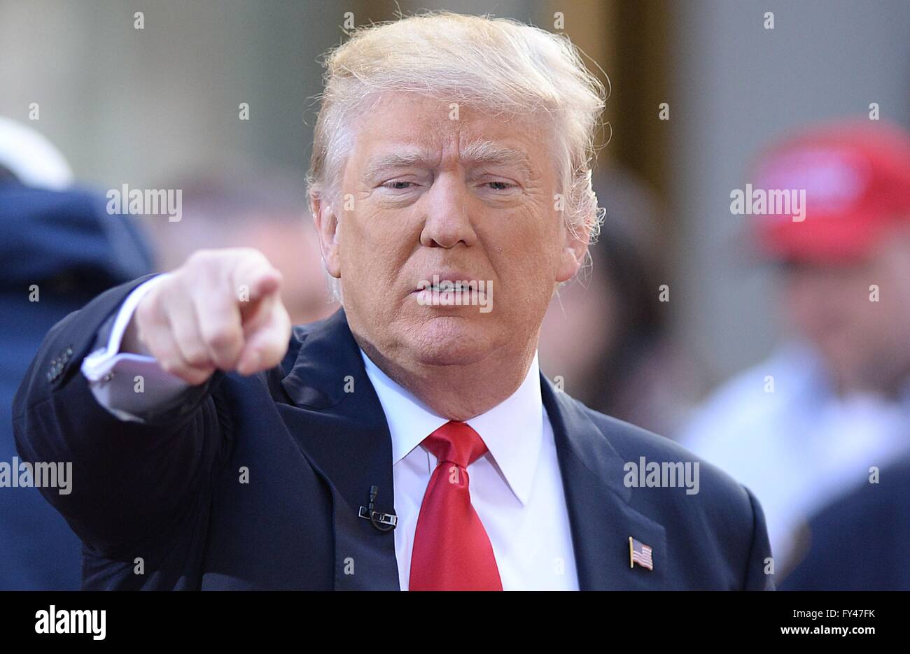 New York, NY, USA. 21st Apr, 2016. Donald Trump in attendance for ...