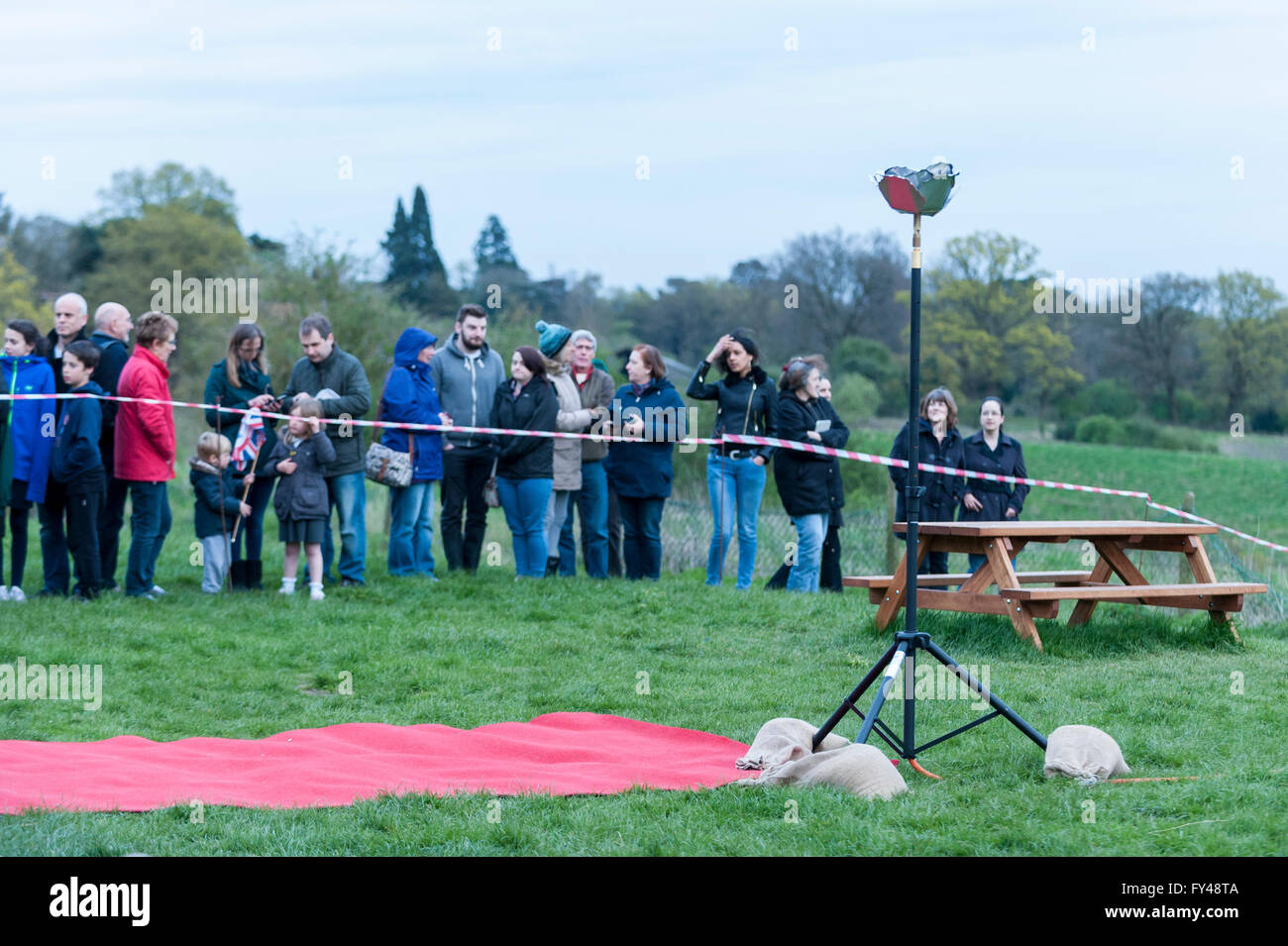 London, UK. 21 April 2016. Local residents visit Old Redding in Harrow ...