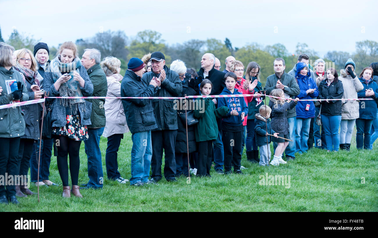London, UK. 21 April 2016. Local residents visit Old Redding in Harrow ...