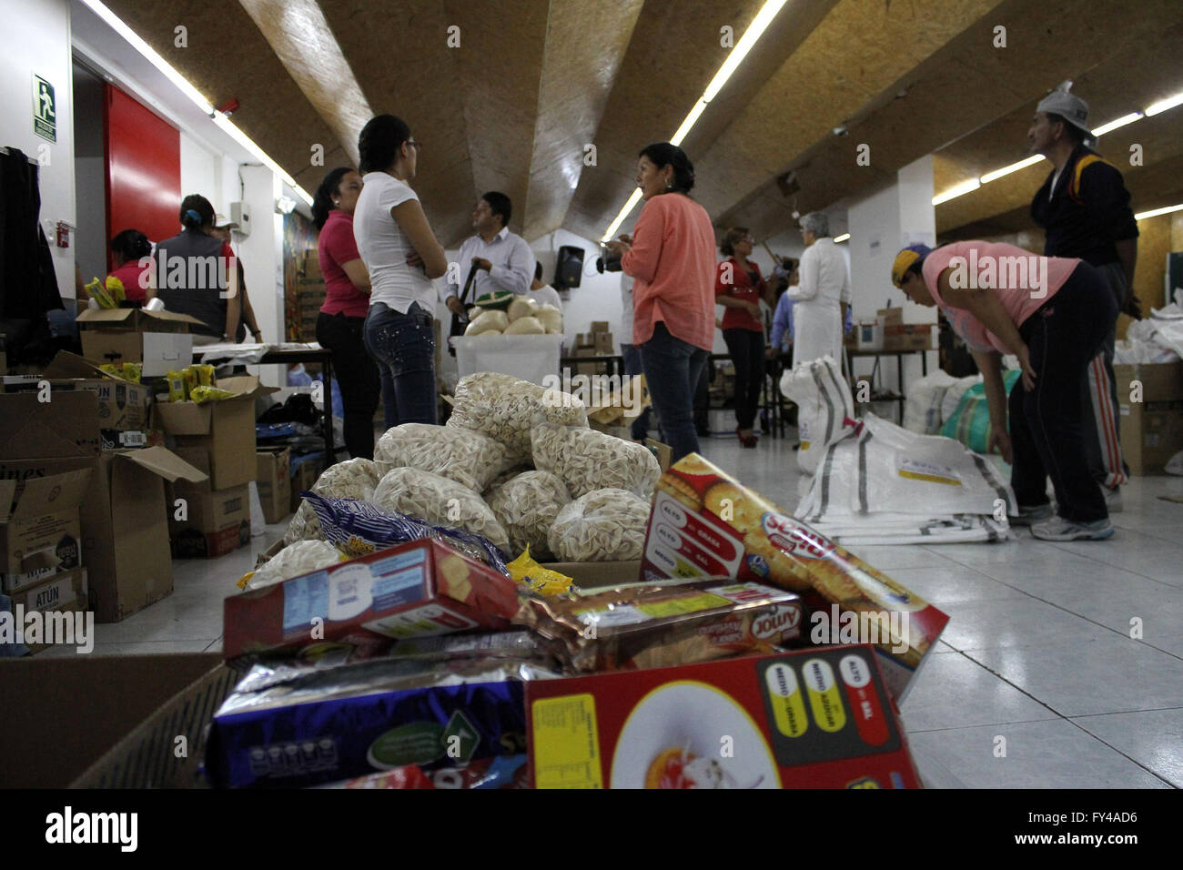Ecuador quito earthquake hi-res stock photography and images - Alamy