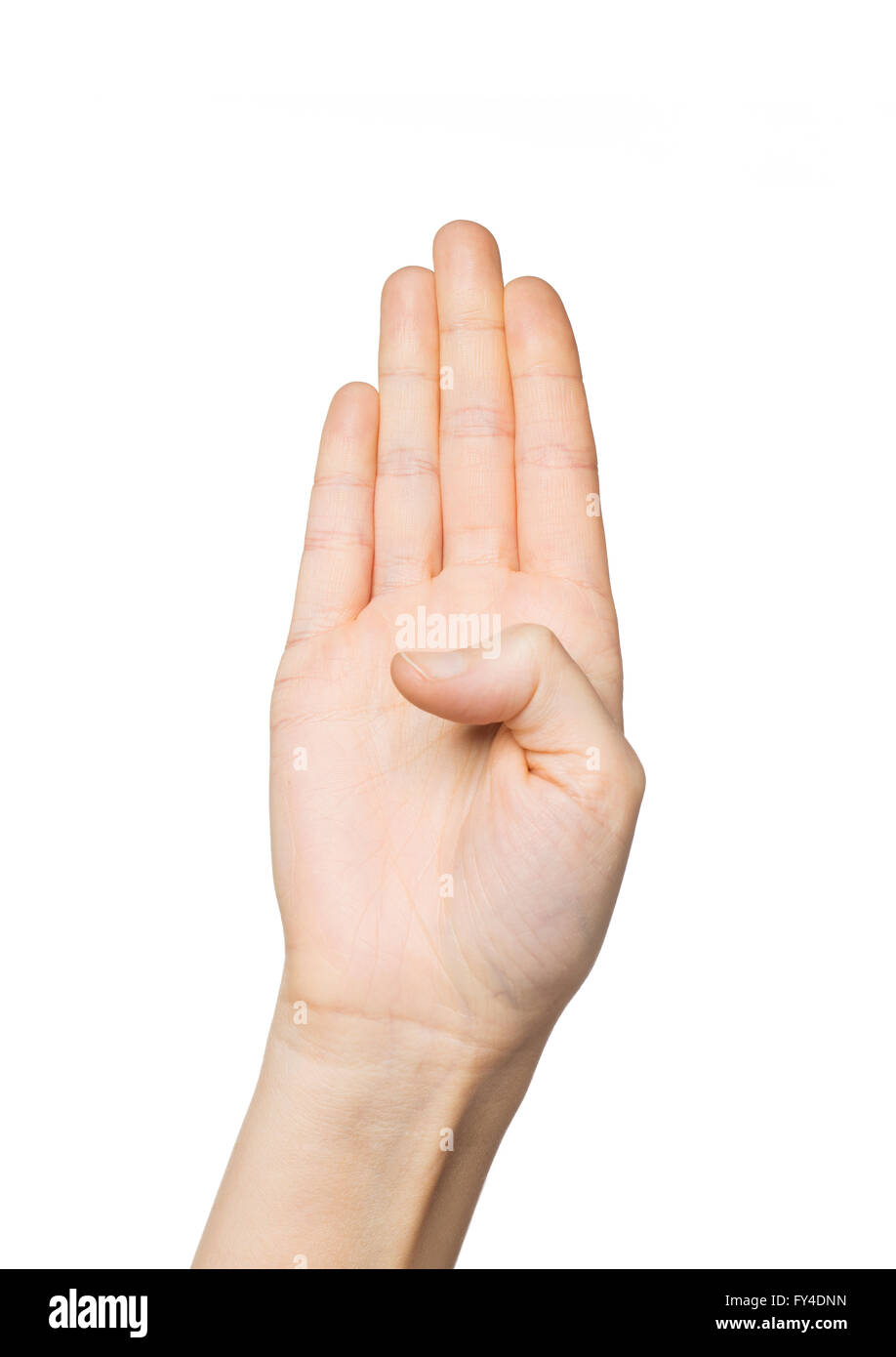 close up of hand showing five fingers Stock Photo - Alamy