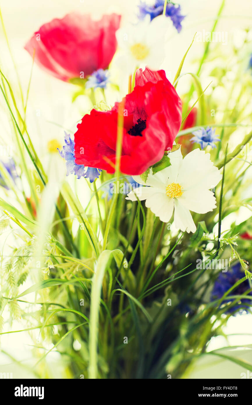 beautiful wildflowers bunch Stock Photo - Alamy