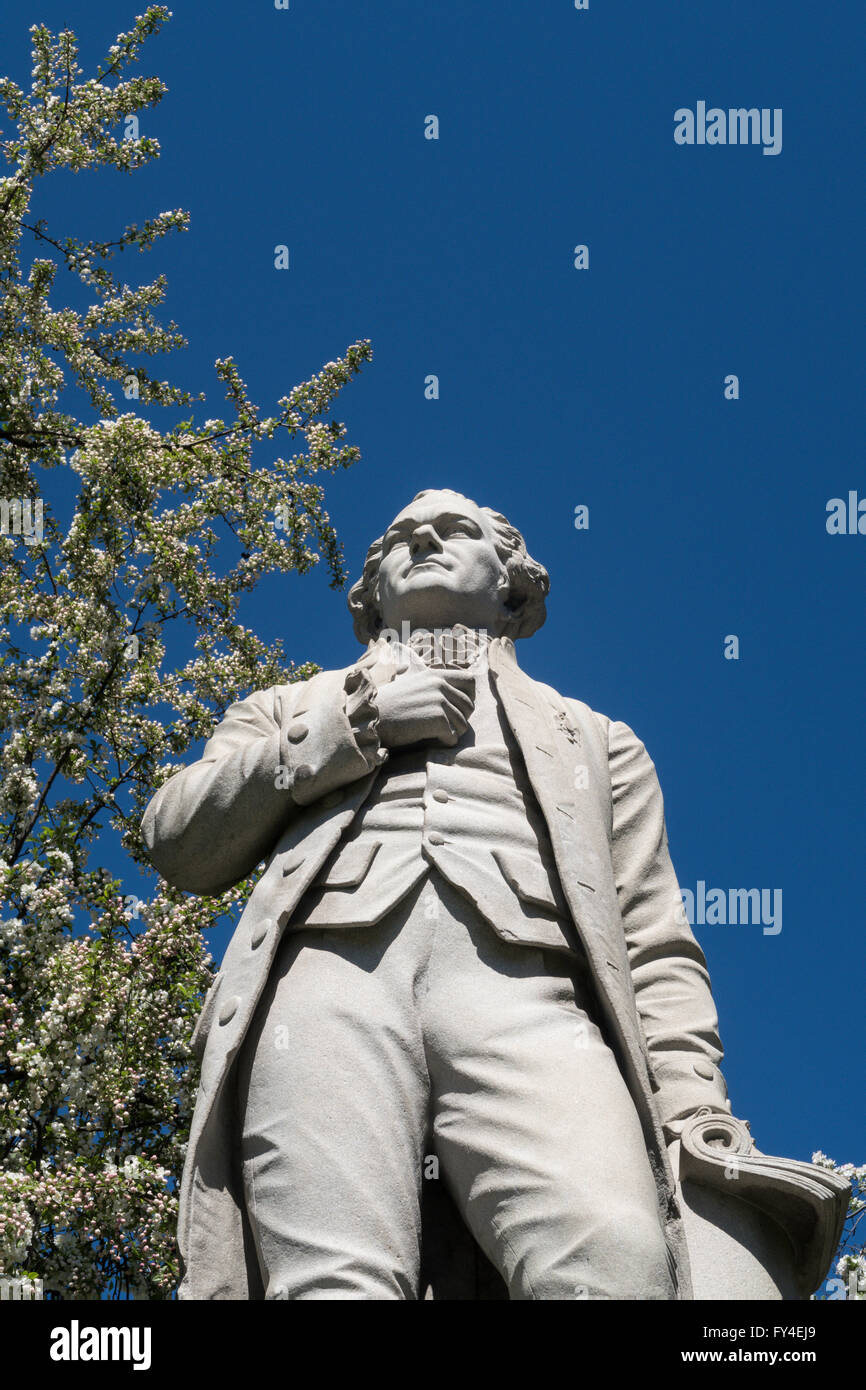 Granite Standing figure (over life-size) of Alexander Hamilton is a ...