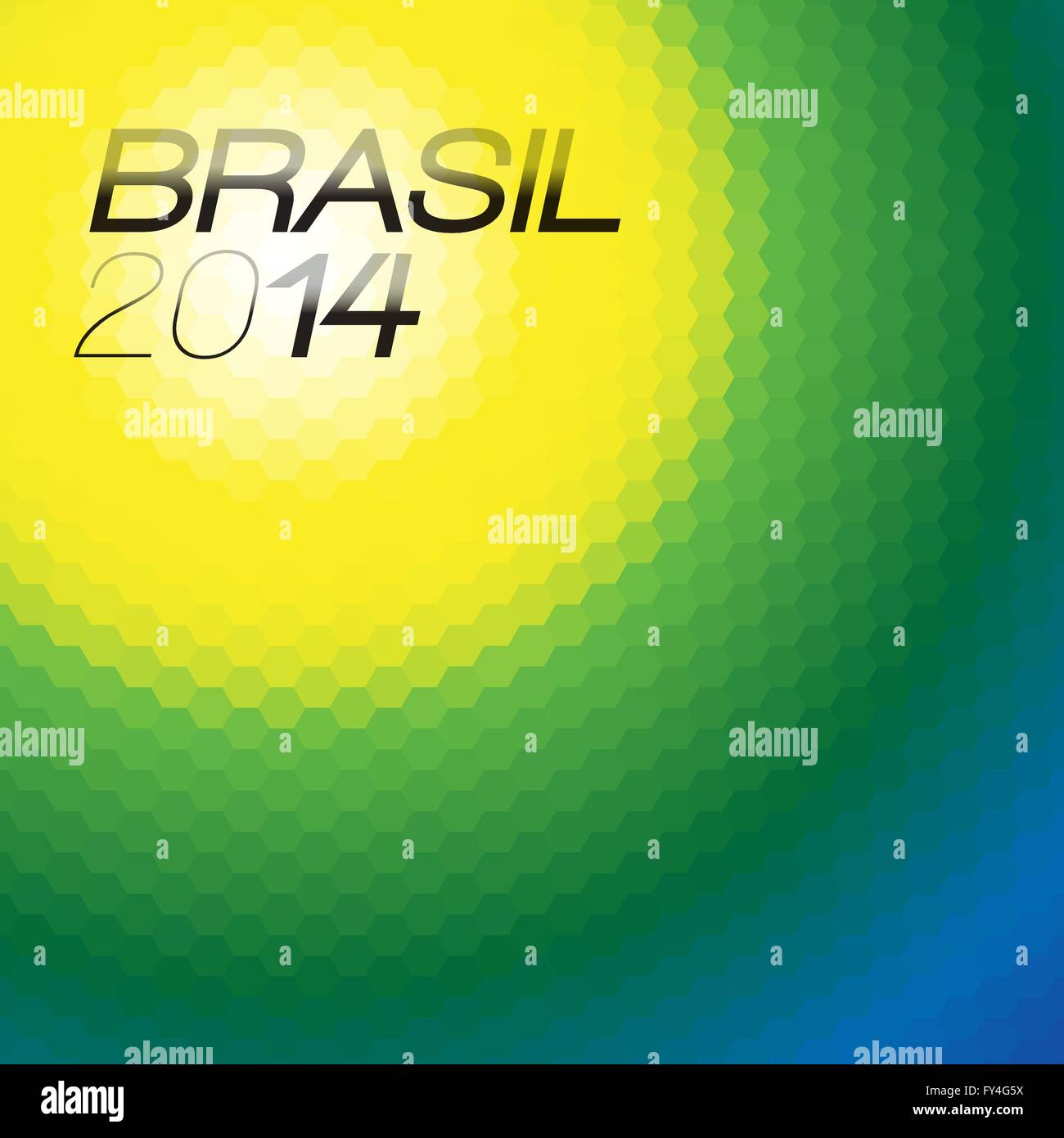 Brazil Vector Color Background Stock Photo - Alamy