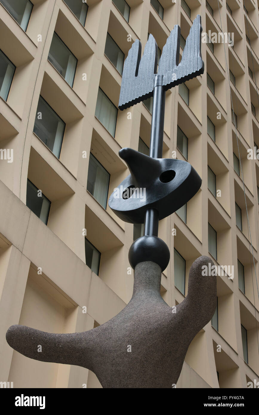 Miro sculpture, Chicago Stock Photo - Alamy