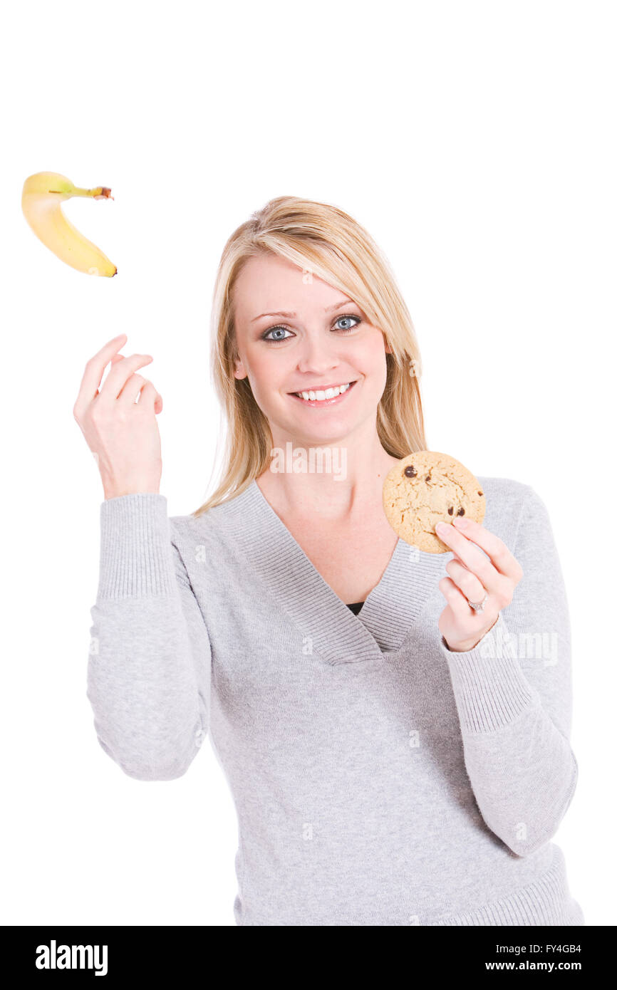 Series about a woman making various choices - food, exercise, etc ...