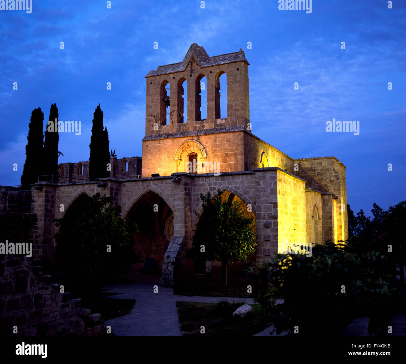 Salamis bellapais monastery north cyprus hi-res stock photography and ...