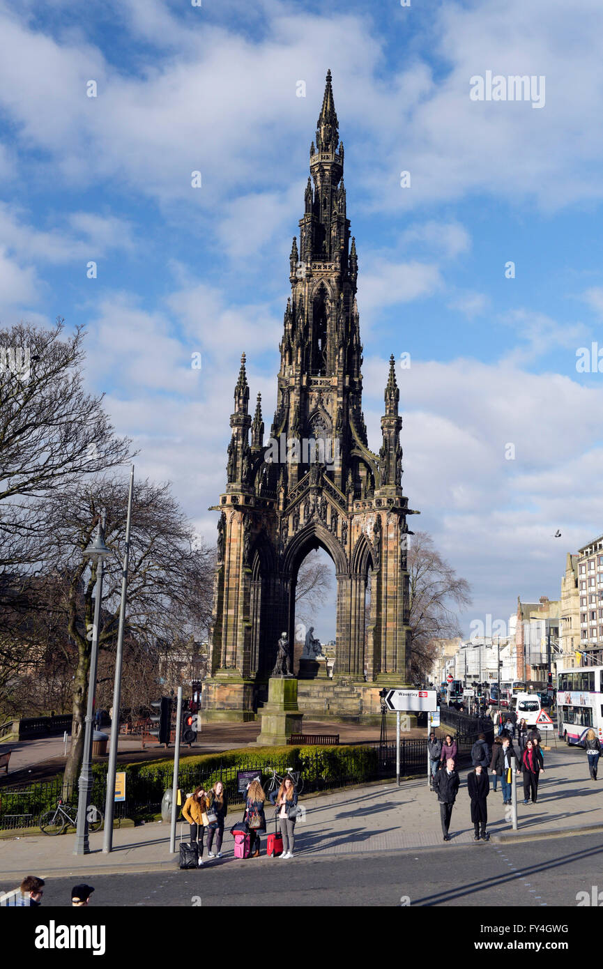 Scott Monument, Edinburgh, Scotland Stock Photo - Alamy