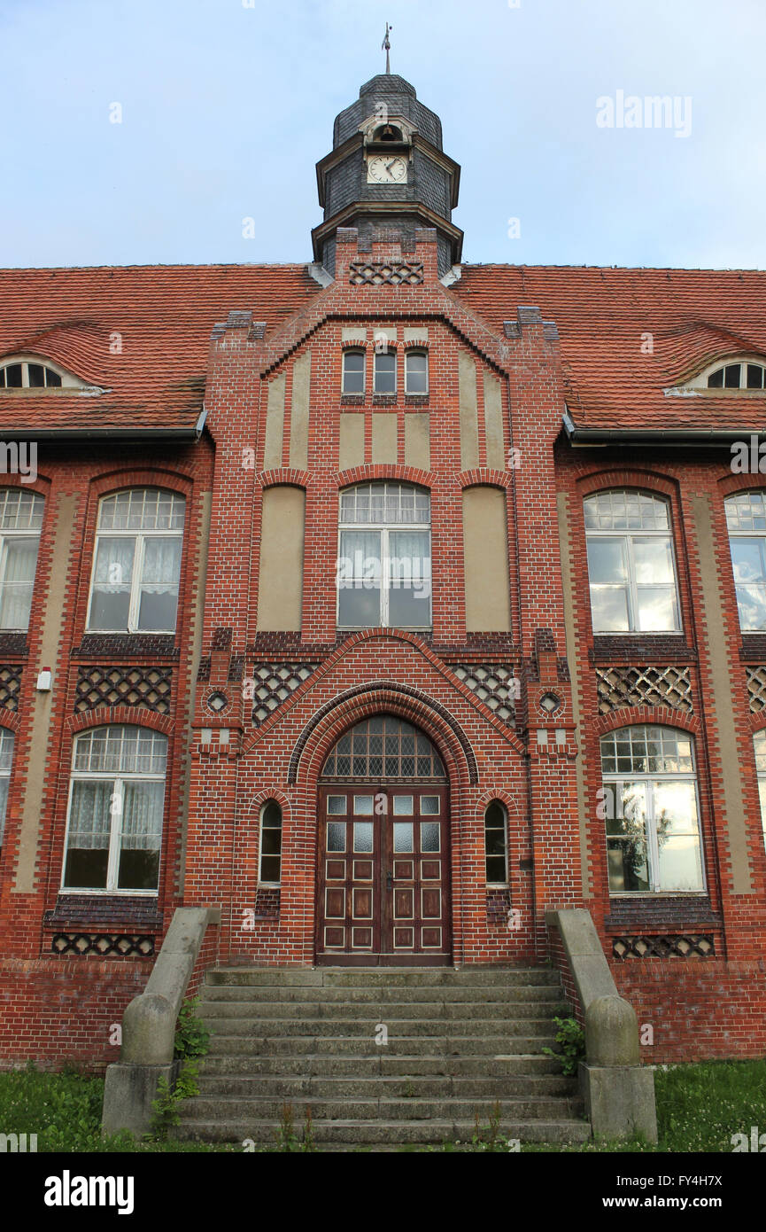 Old school building in Germany Stock Photo - Alamy