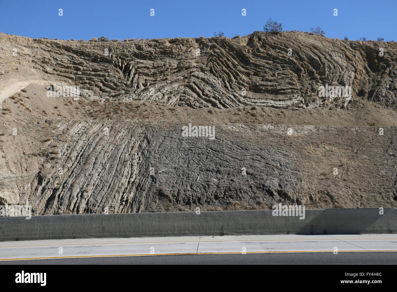 Folded rock layers san andres hi-res stock photography and images - Alamy