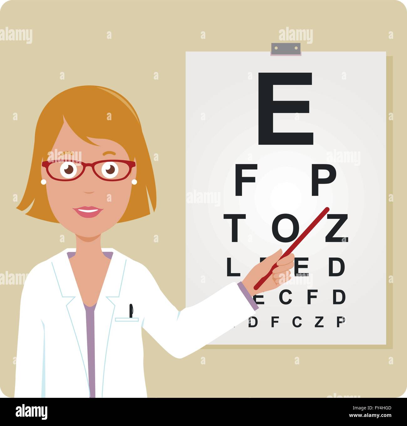 Eye doctor examining a patient. An ophthalmologist optician examining a ...