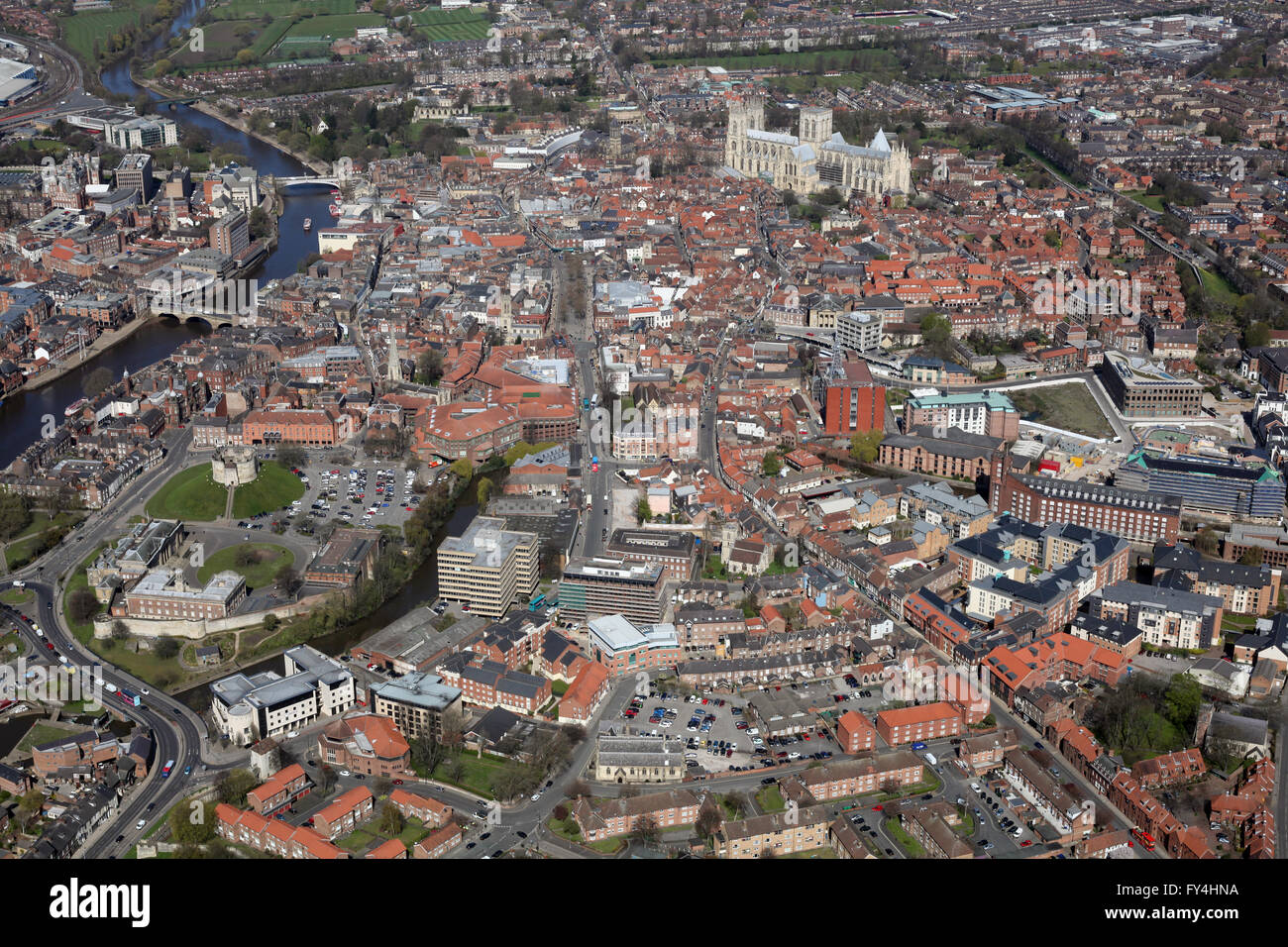 York Uk Aerial High Resolution Stock Photography and Images - Alamy