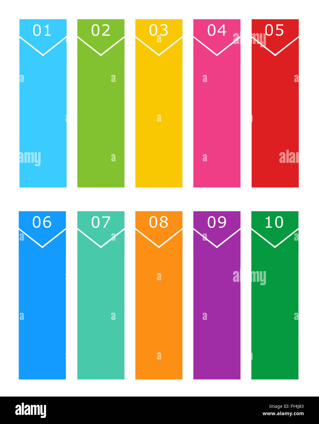 Set of colored labels for design for web or marketing Stock Photo - Alamy