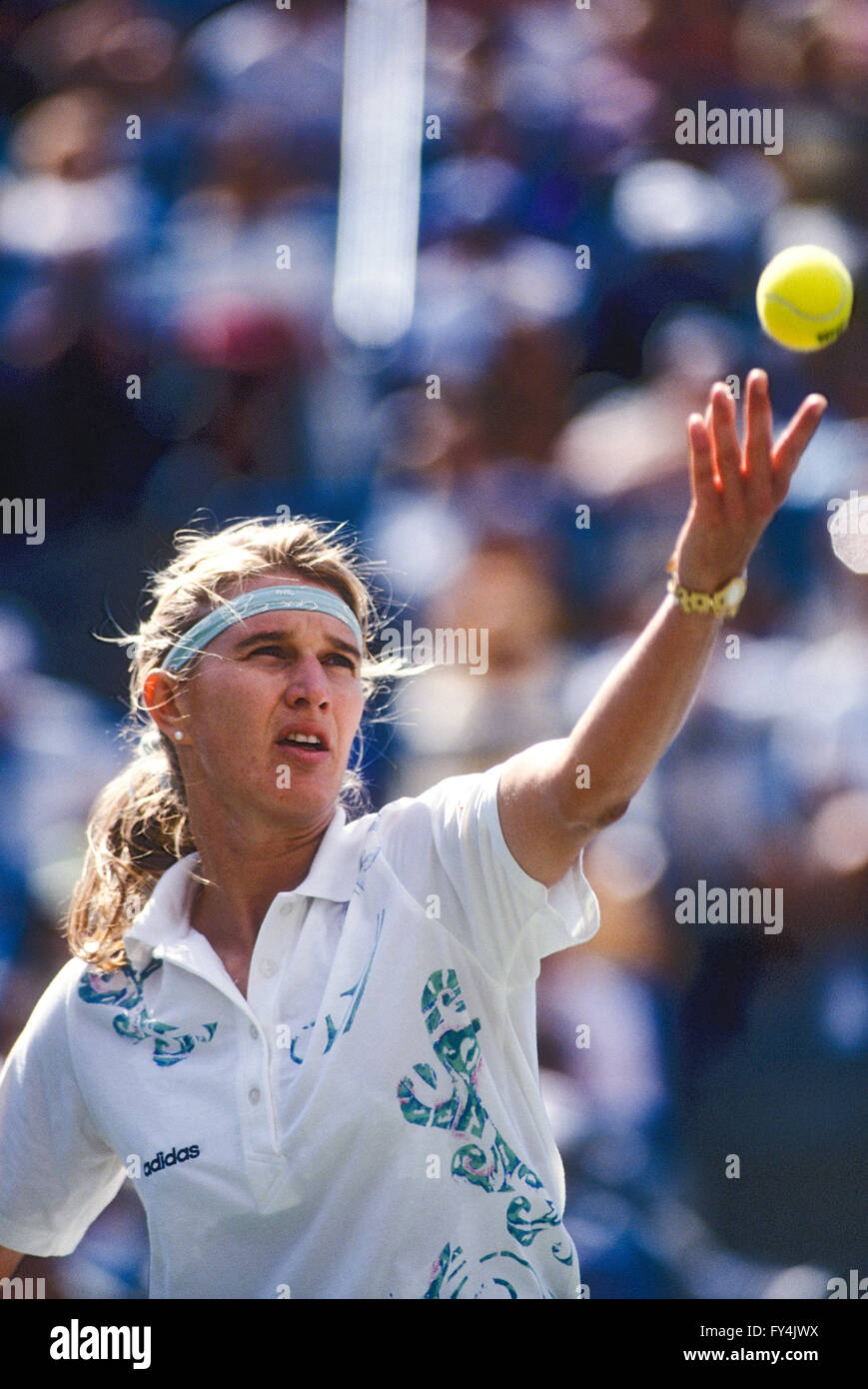 Steffi Graf (GER) competing at the 1994 US Open Stock Photo - Alamy