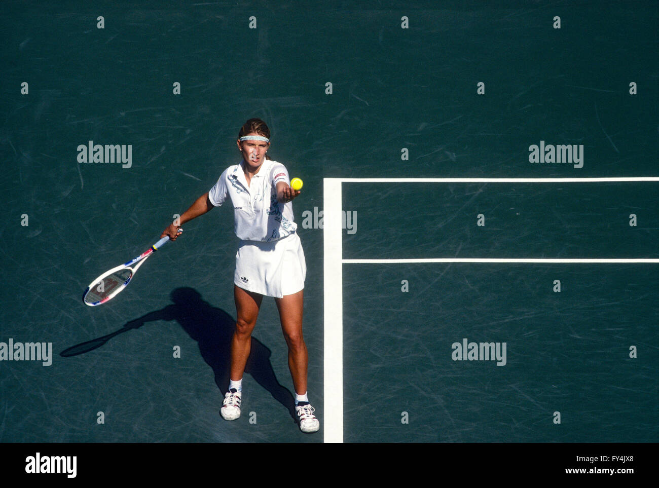 Steffi graf competing hi-res stock photography and images - Alamy
